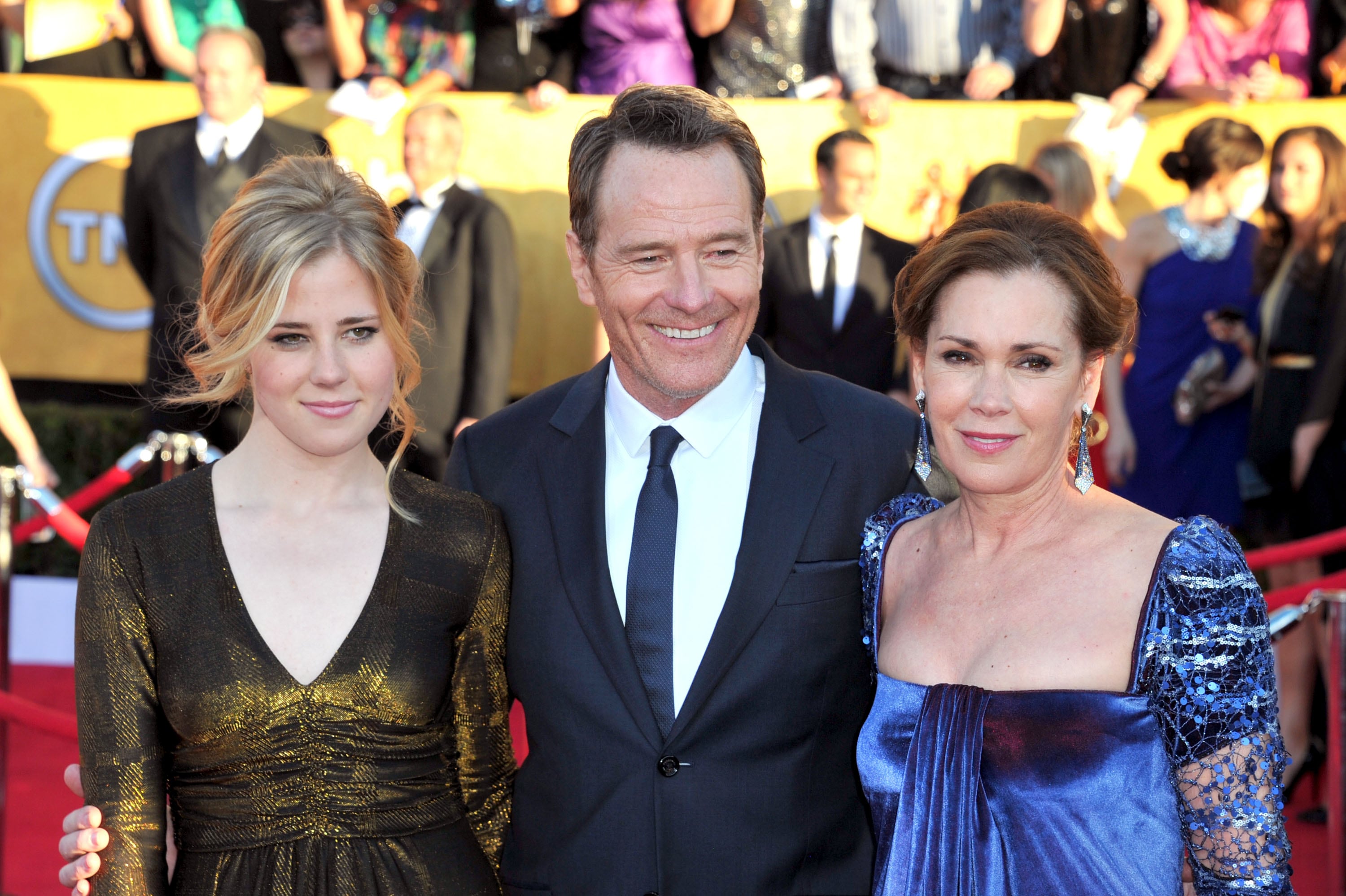 Bryan Cranston jokes with Rhea Seehorn about her 11-year engagement