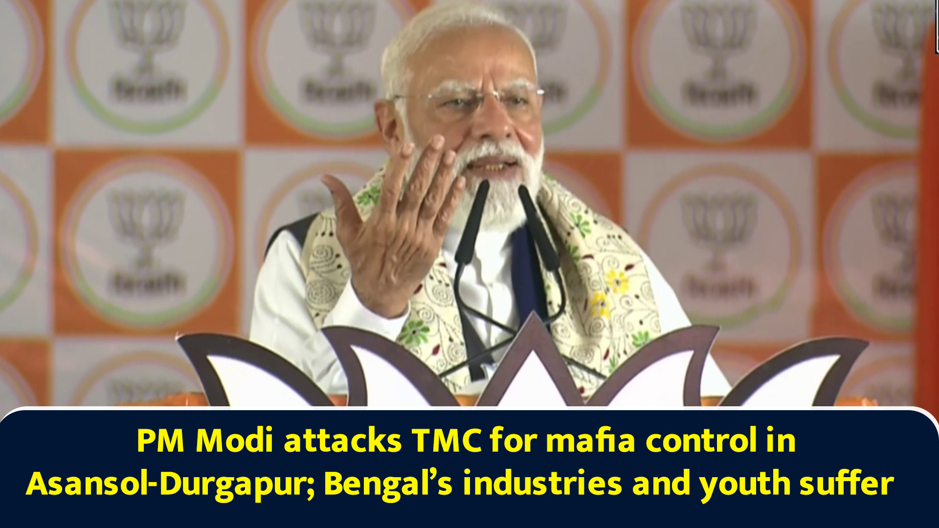 PM Modi attacks TMC for mafia control in Asansol-Durgapur; Bengal’s ...