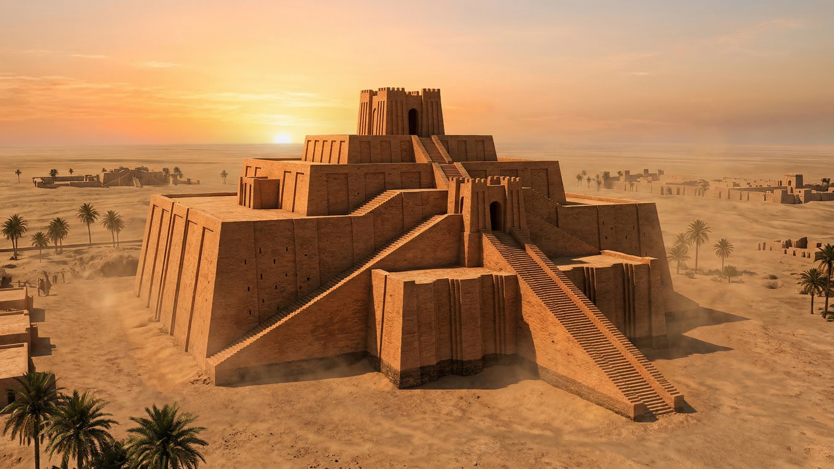 The great ziggurat of Ur and the 6,000-year-old city that built it