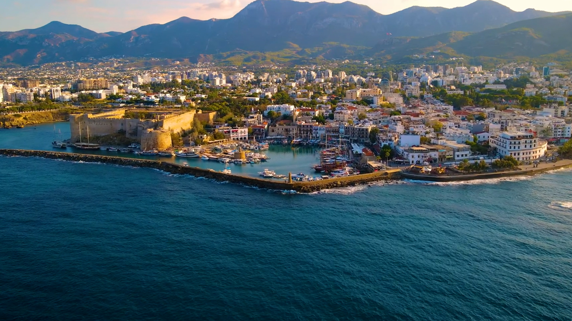 Two shores, one sea: Cyprus and Northern Cyprus, revealed from above