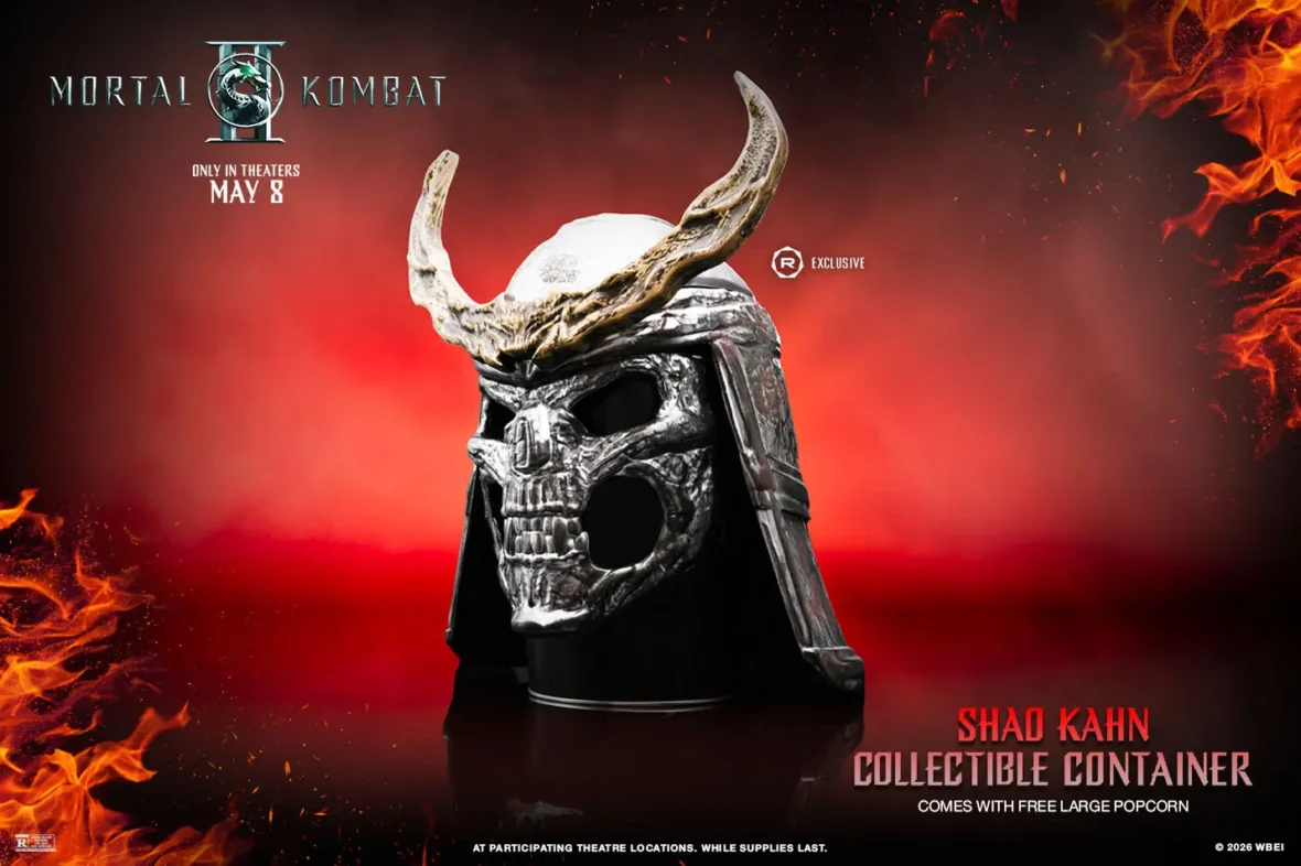 Mortal Kombat II – Regal Cinemas reveals merch that includes Shao Kahn ...