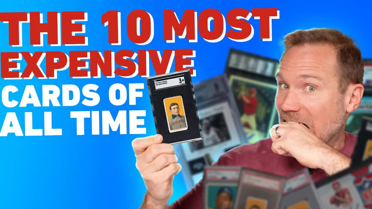 Top 10 most valuable sports cards of all time! 😱