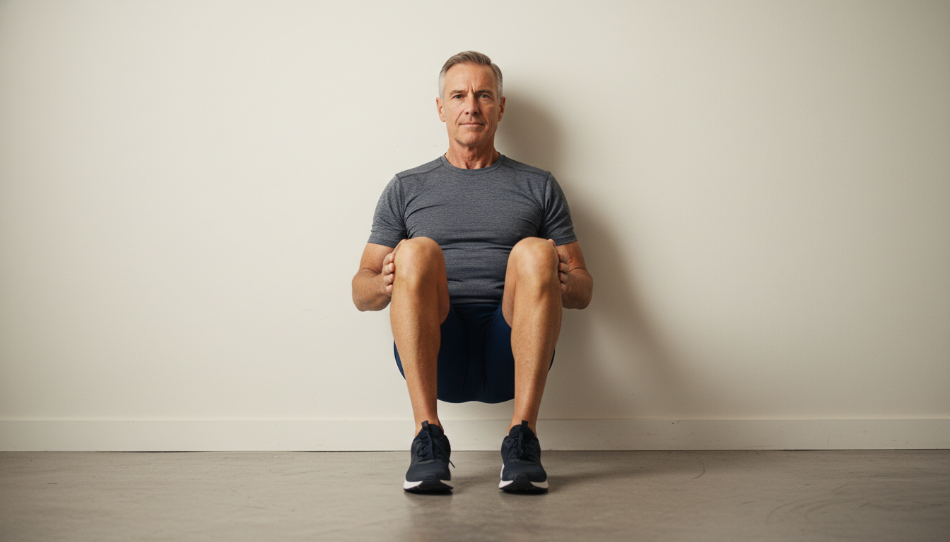 The 60-second wall sit challenge: What your lower body strength says ...
