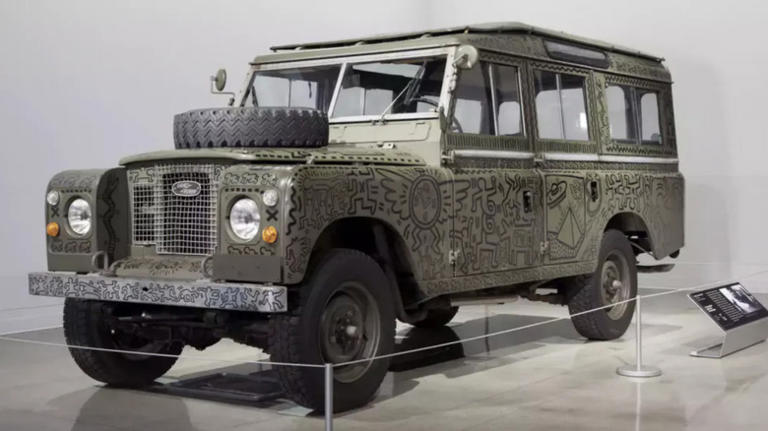 Keith Haring's art cars are on display in New York right now and you ...
