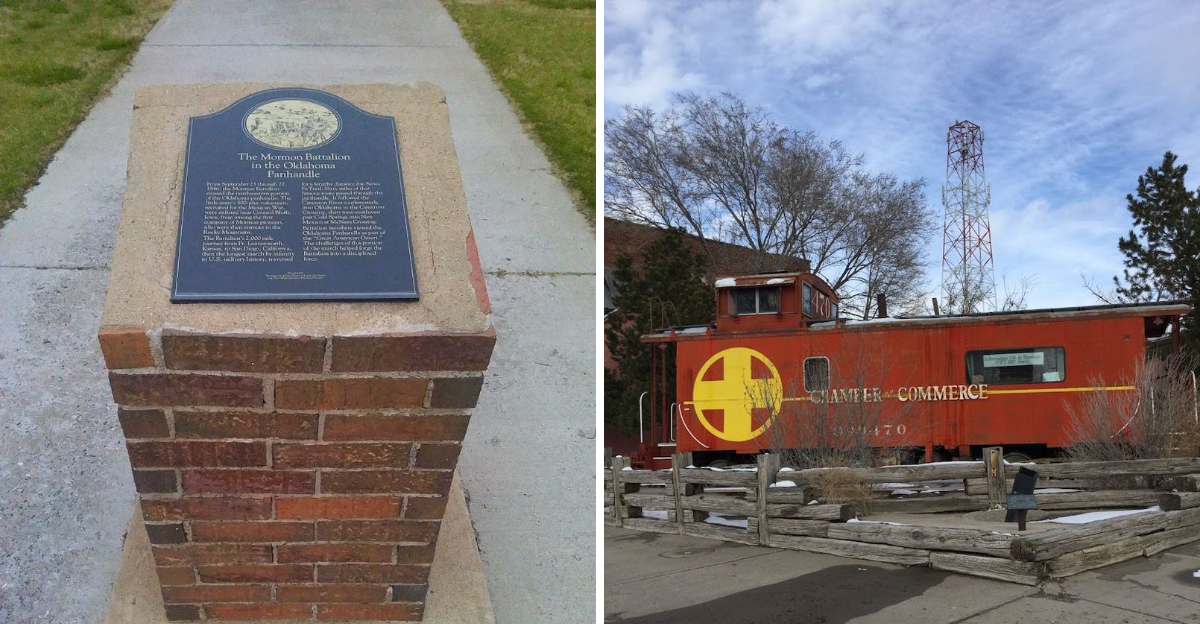 The small Oklahoma town that offers a five-state view and a walk ...