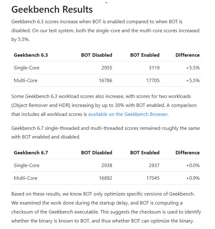 Geekbench 6.7 adds Intel BOT detection to spoof out 'unrealistic' CPU ...