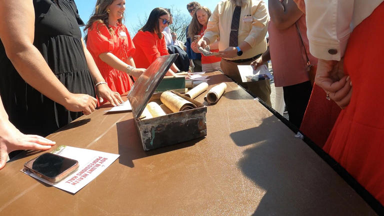 SEMO unveils contents of Dearmont Hall cornerstone time capsule