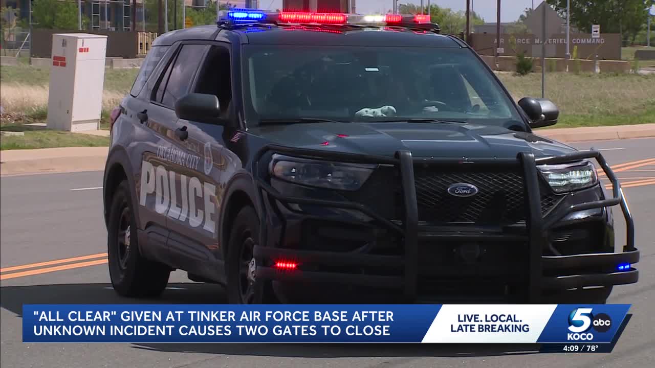 All-clear given after 'ongoing incident' causes 2 gates at Tinker Air ...