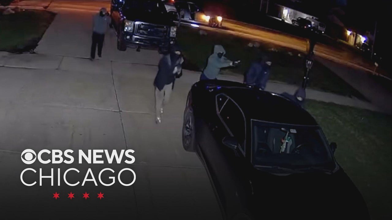 5 armed masked men try to break into car outside Mount Prospect home