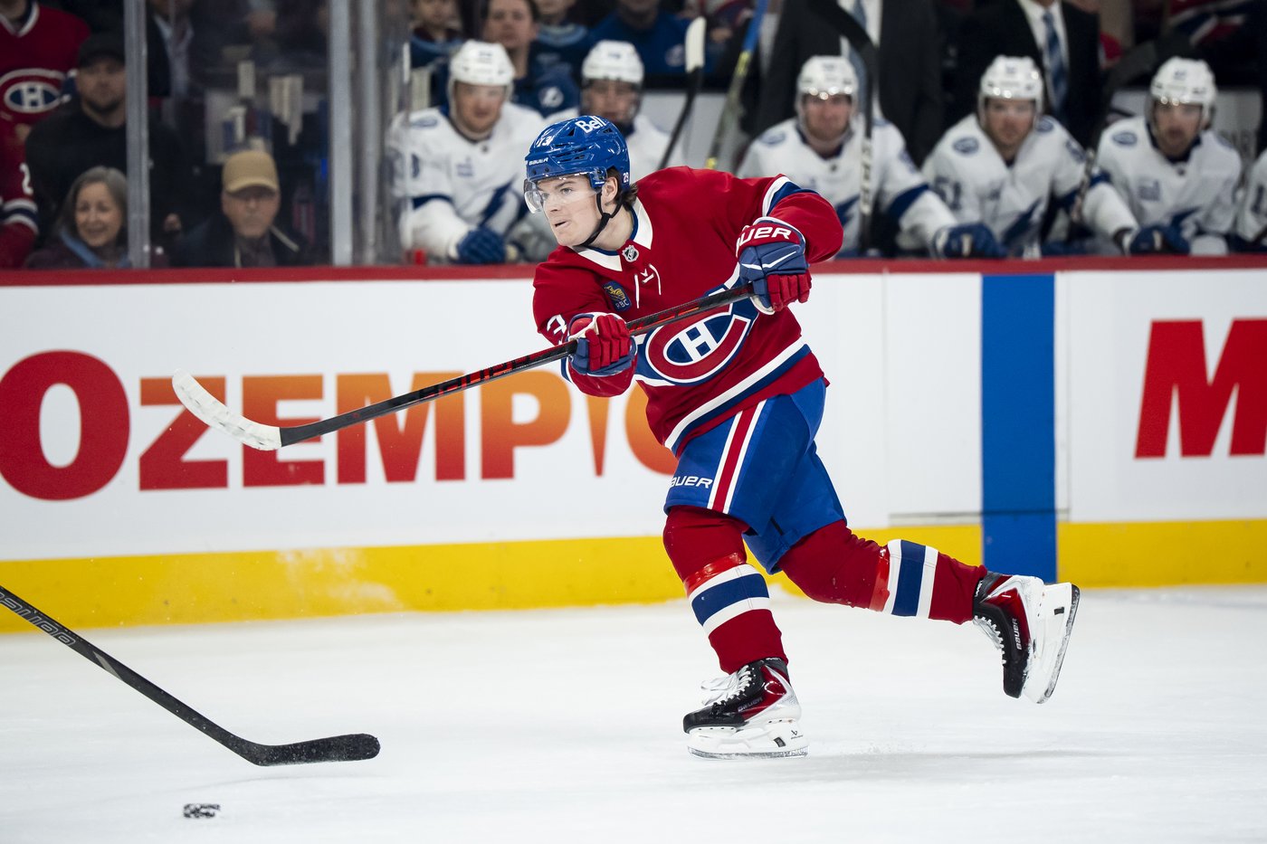 Cole Caufield becomes first Canadien to score 50 since 1990 with goal ...