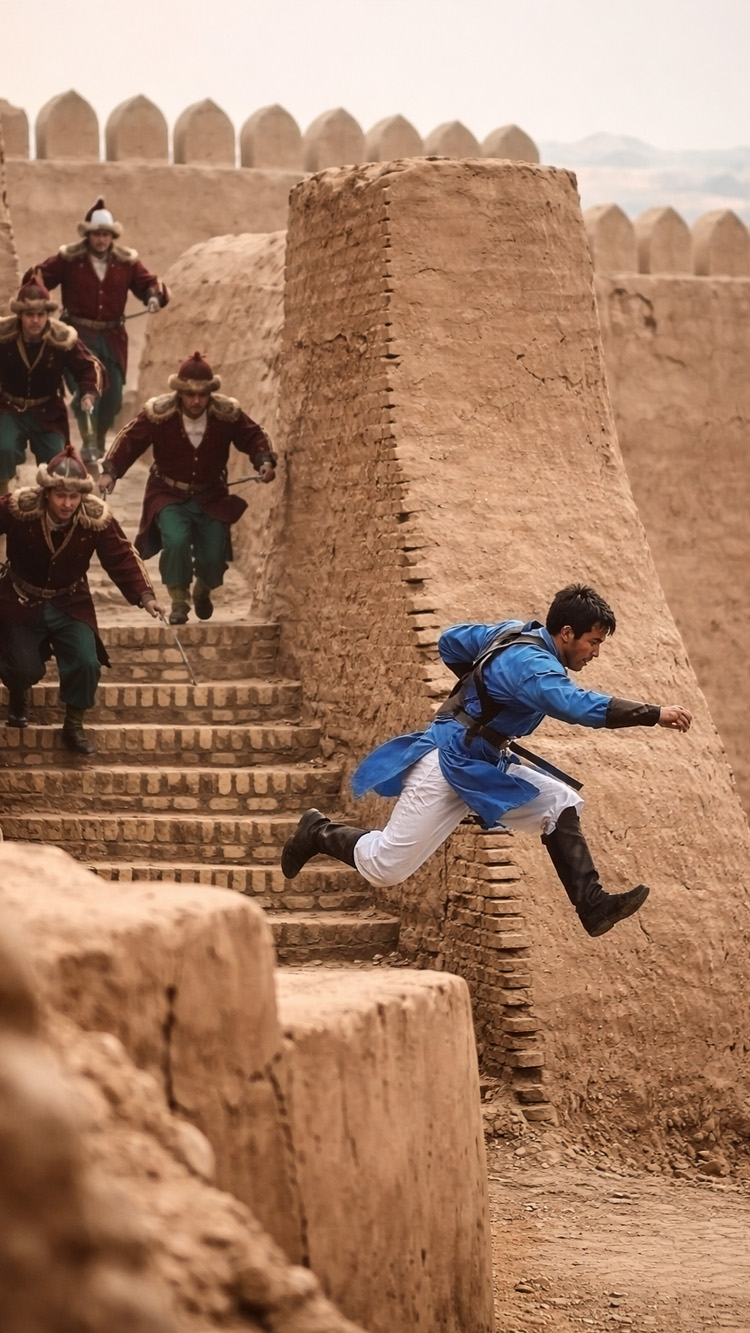 Escape mission shows movement through fortress