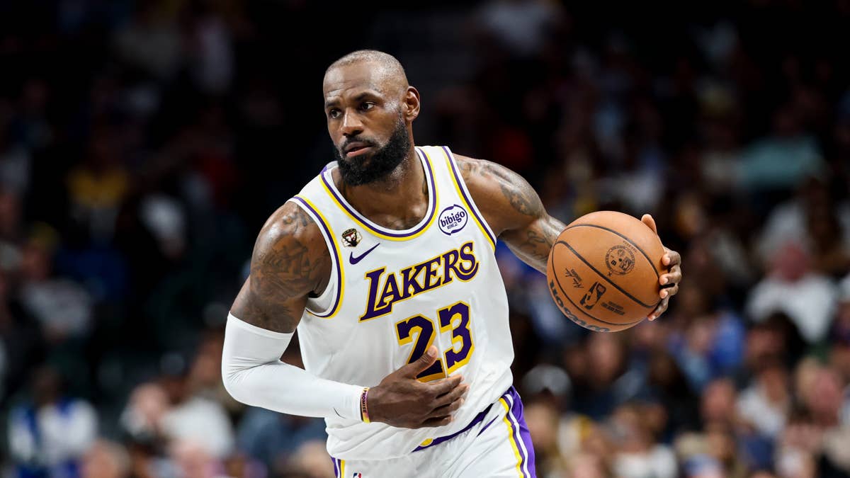LeBron James tells courtside fan to 'relax' during Lakers' win over ...