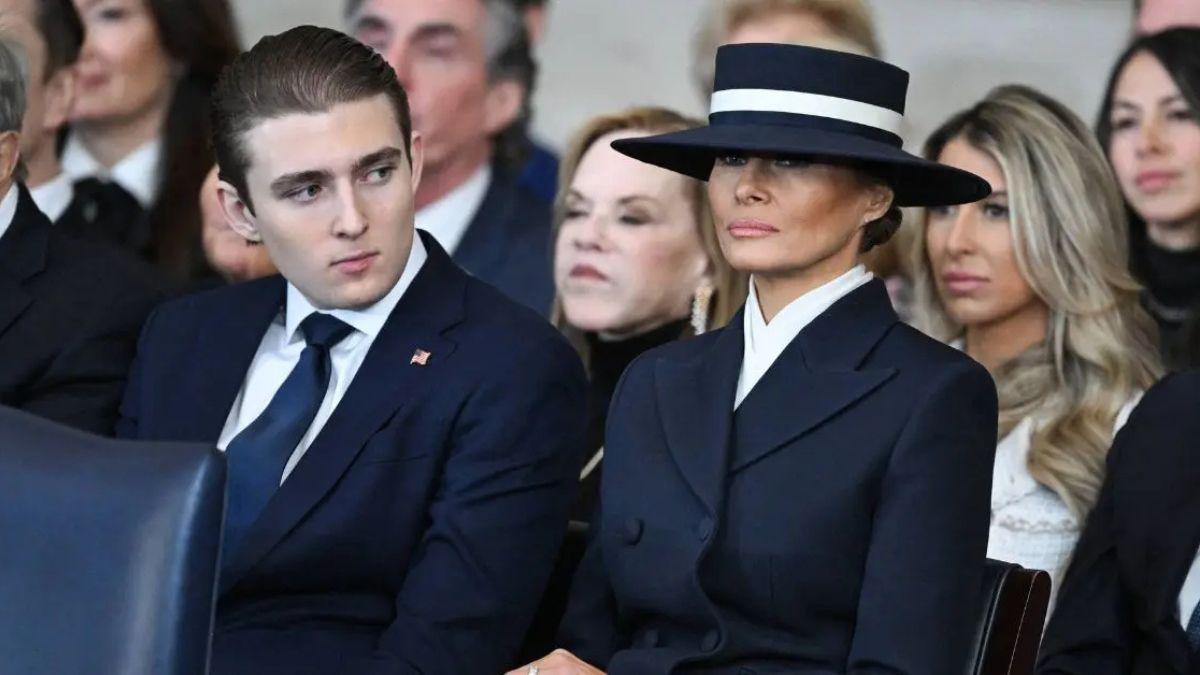 Melania Trump purposely keeps son Barron 'separate' from other siblings ...