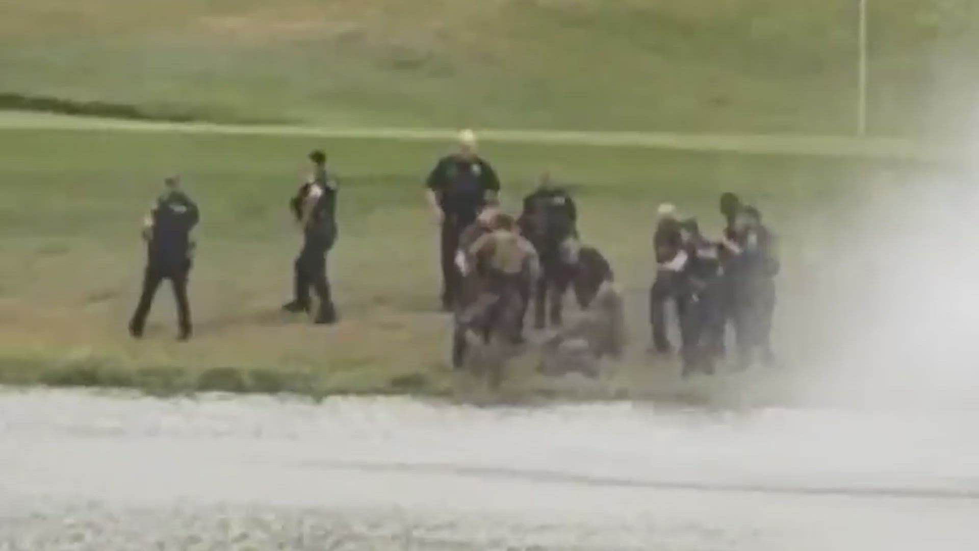 Caught on video: Man taken into custody after standoff in Sienna golf ...