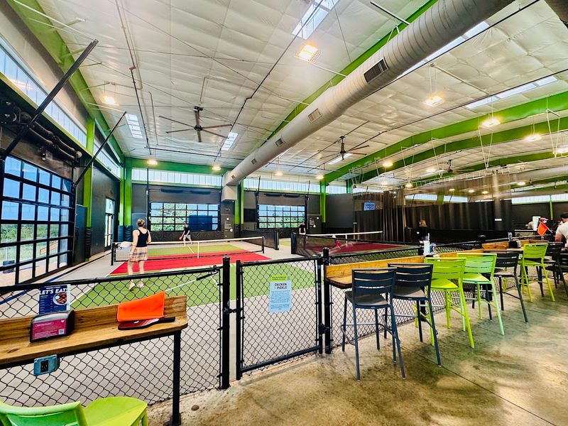 An Oklahoma hangout that mixes pickleball, yard games, and casual eats ...