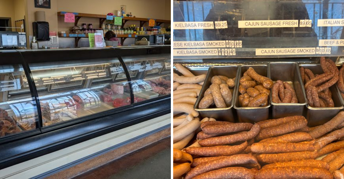 The Old World Indiana meat market where the sausage master slices every ...
