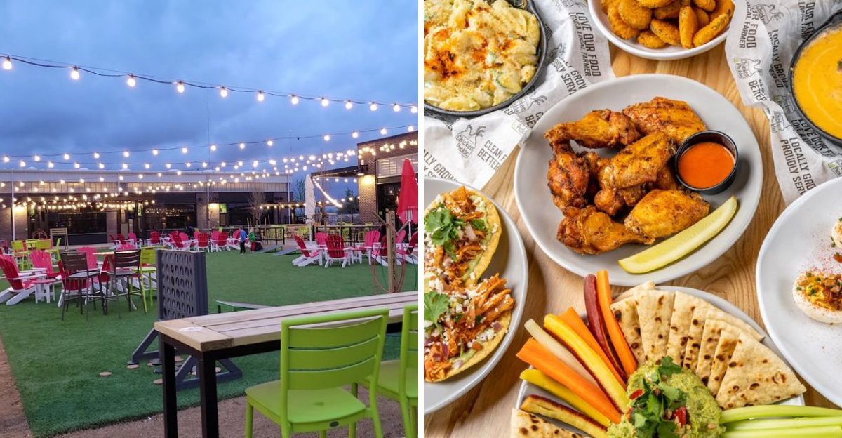 An Oklahoma hangout that mixes pickleball, yard games, and casual eats ...