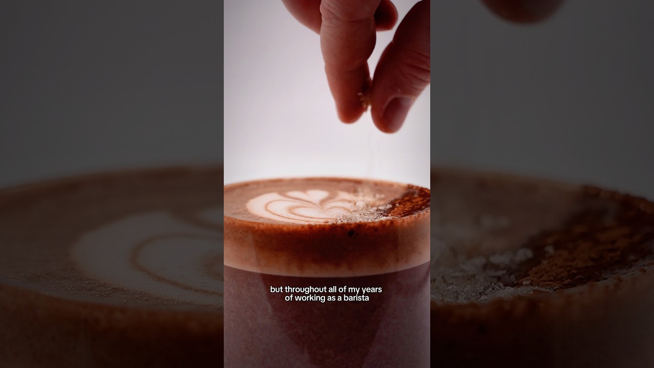 A special oat hot chocolate for my dad