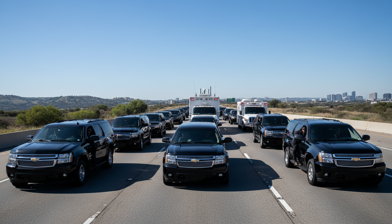 How the US Air Force transports the world’s most secure motorcade