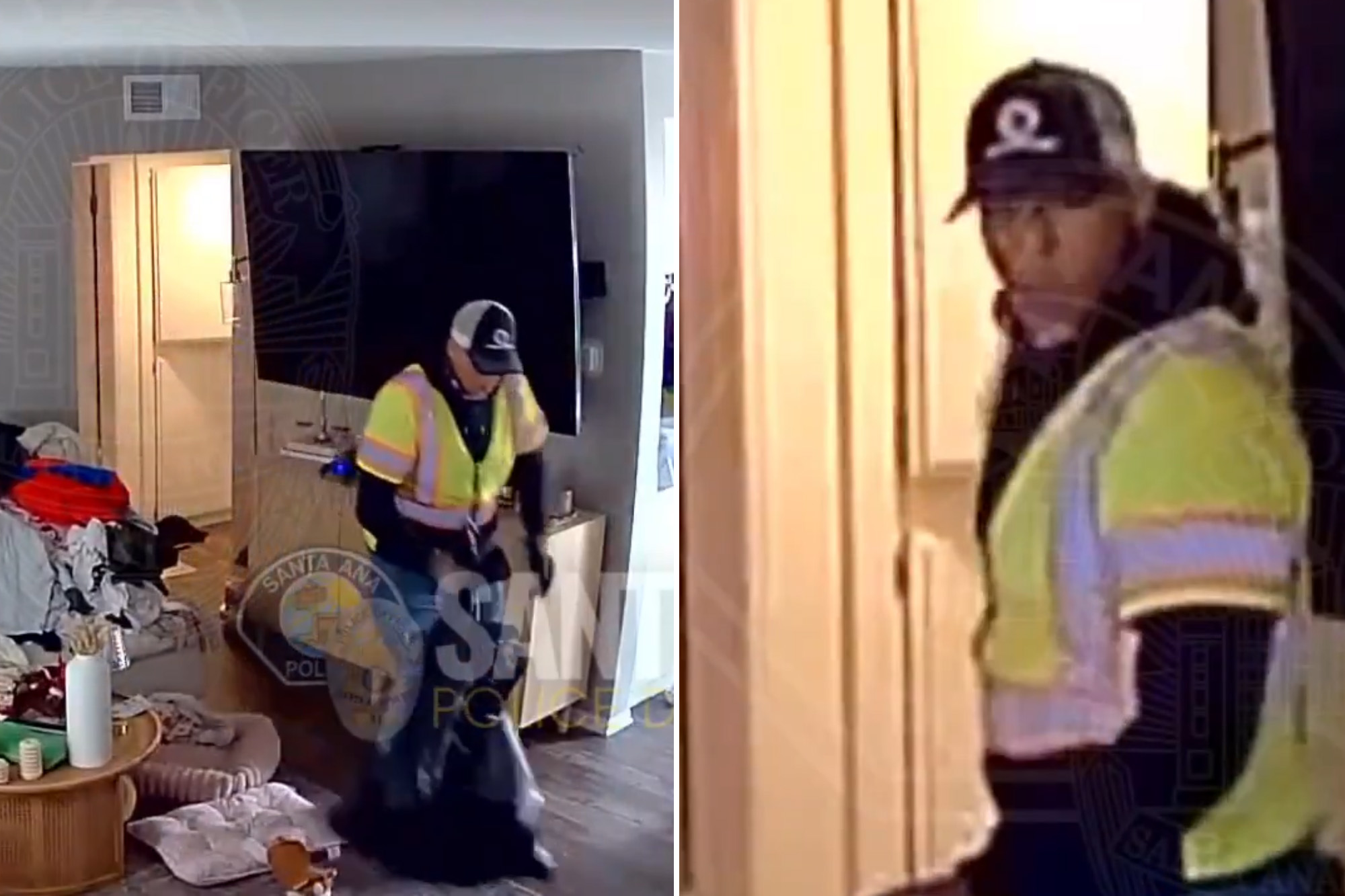 Shocking footage shows burglar sneaking around woman’s apartment in ...