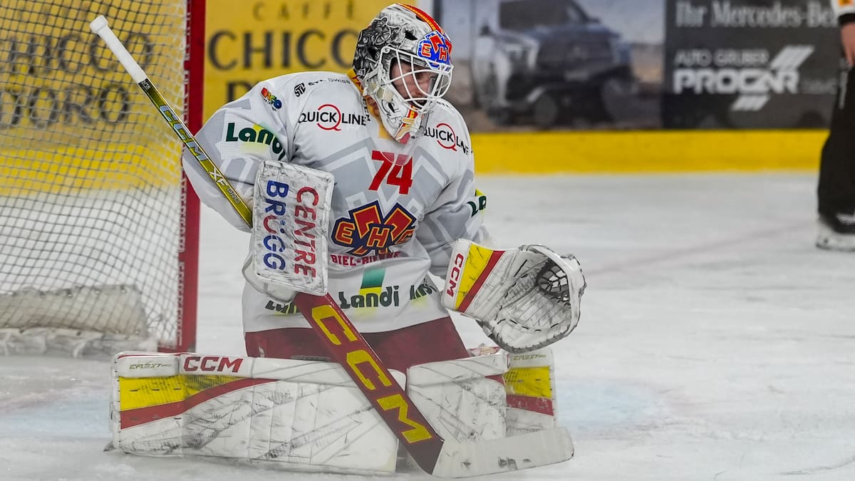 «Möchte zeigen, was ich kann»: Biels Ersatzgoalie setzt Karriere in ...
