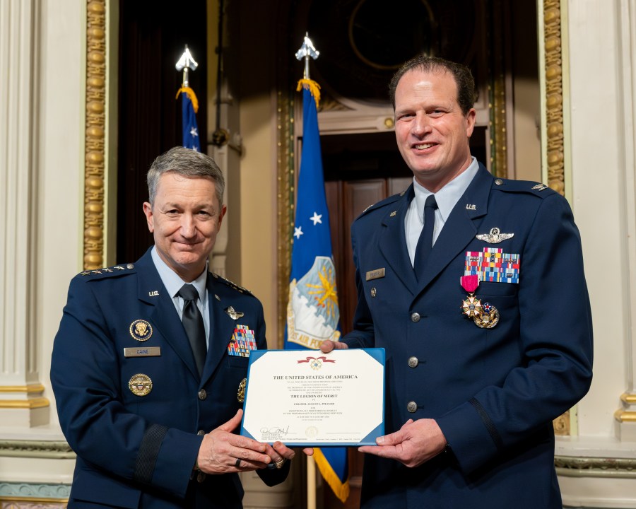 Pfluger retires from Air Force after 25-plus years