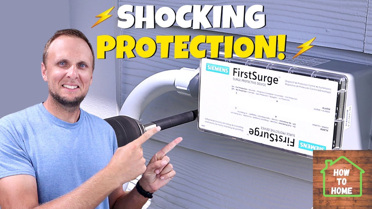 How to install a whole house surge protector | Siemens FS140 whole ...