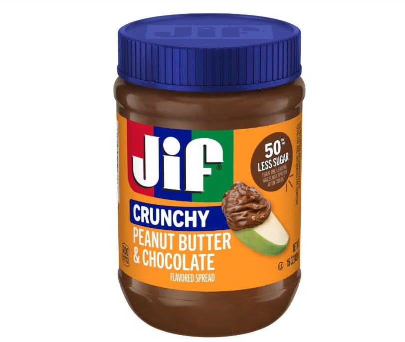 Jif launches new crunchy peanut butter and chocolate spread with less sugar