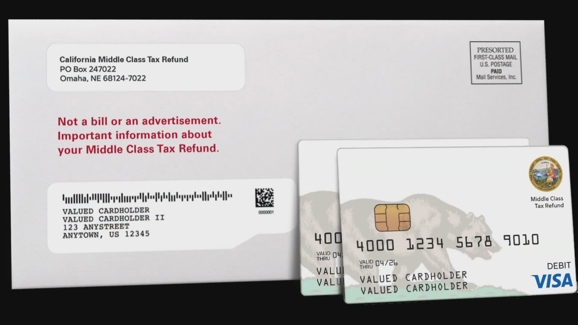 California Middle Class Tax Refund cards to expire