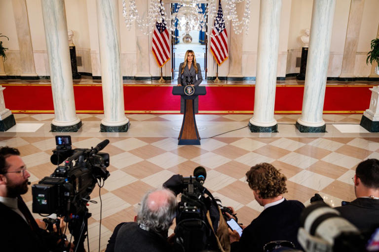 Melania Trump denies Epstein ties in White House statement: full remarks