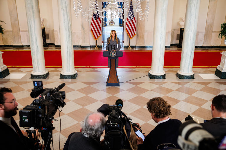Melania Trump denies Epstein ties in White House statement: full remarks