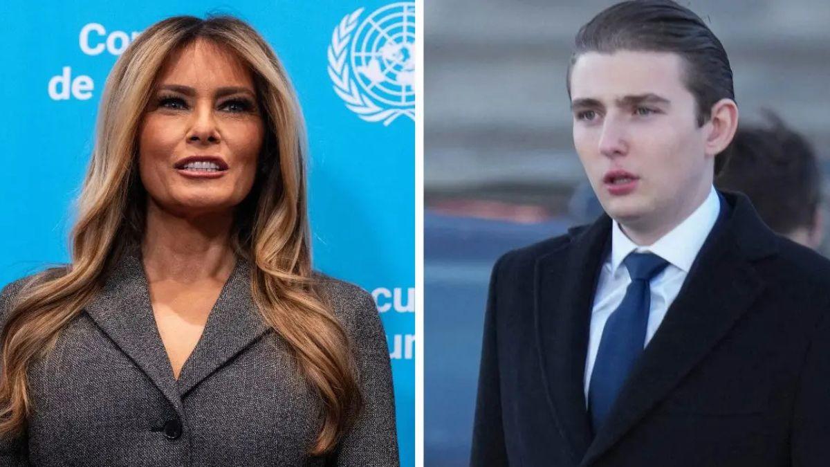 Melania Trump purposely keeps son Barron 'separate' from other siblings ...