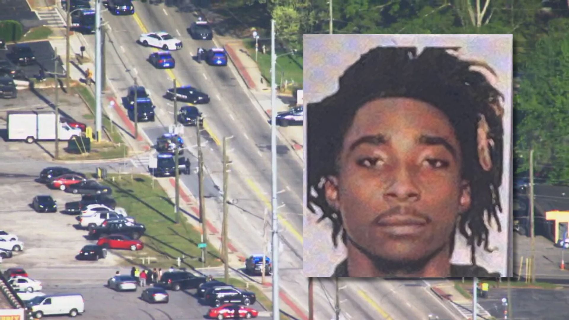 Manhunt underway for suspect accused of shooting police officer in ...