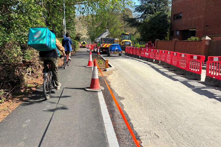 Locals say England’s first ever cycle street good for climate and people