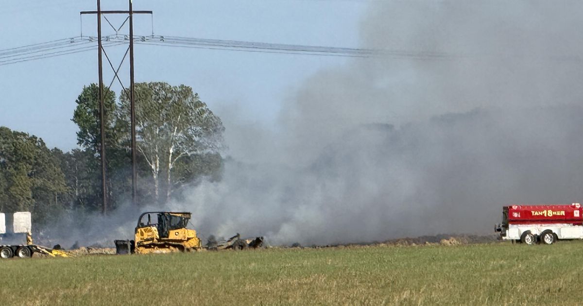'Just took off burning' farm owner says malfunctioning equipment ...