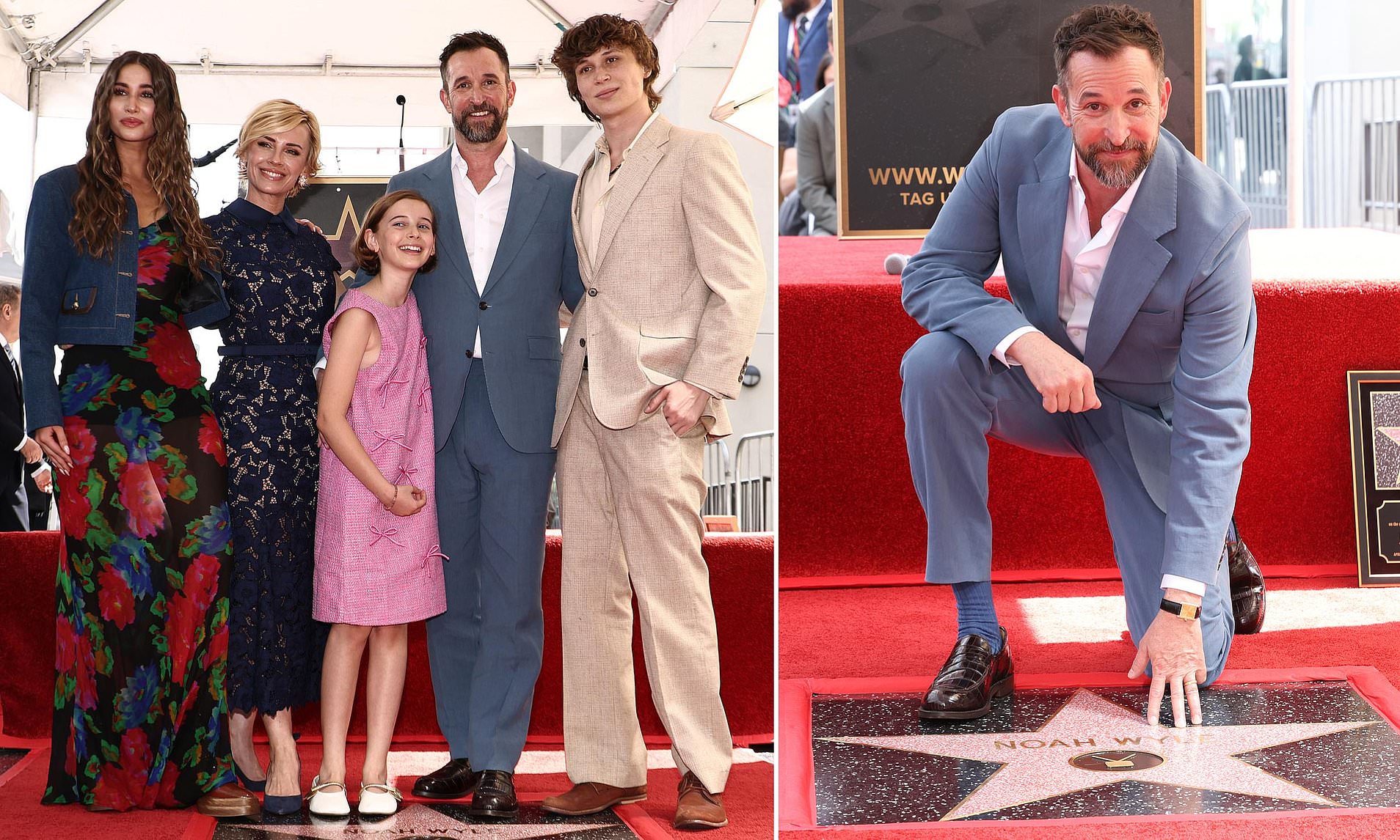 The Pitt star Noah Wyle poses for rare family snap with his three kids ...