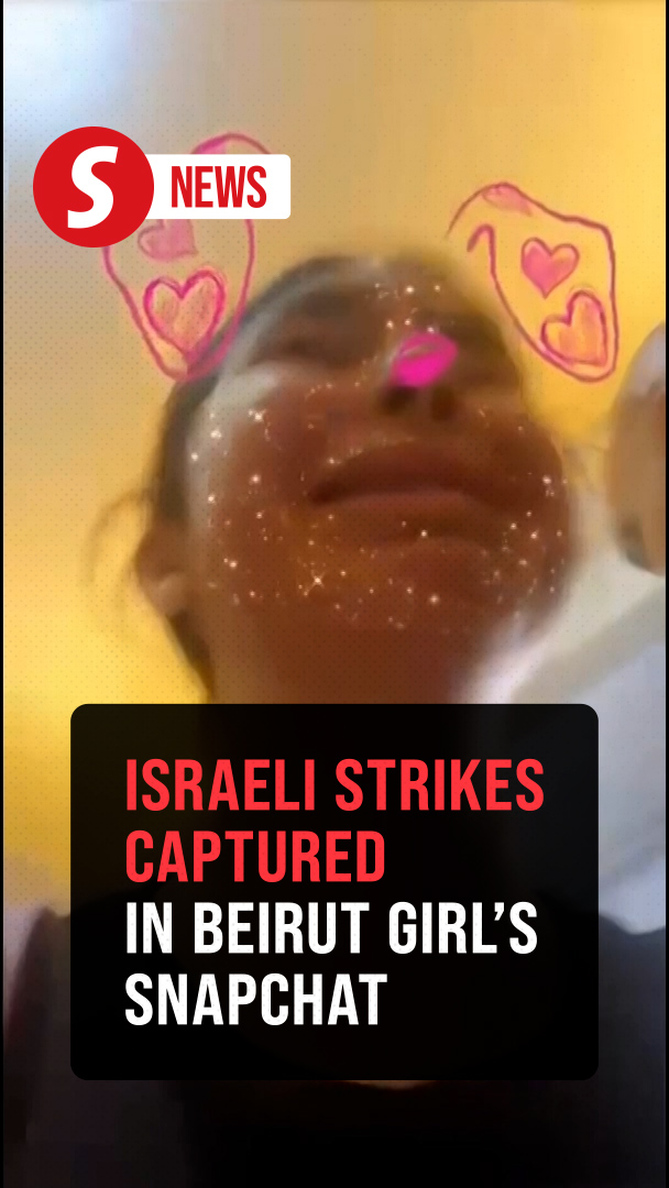 Chaos and panic during strikes captured in Beirut girl's viral Snapchat ...