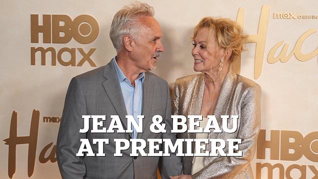 Jean Smart embraces boyfriend Joe Pacheco at Hacks premiere
