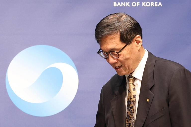 Bank of Korea governor Rhee concludes term regretting high exchange rates