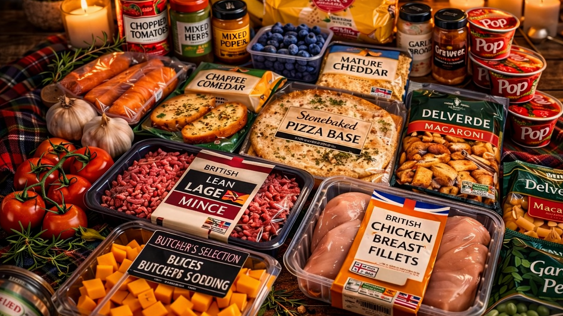 Lidl grocery haul under fifty pounds