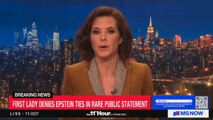 Like, what? Stephanie Ruhle gobsmacked by Melania Trump's out-of ...
