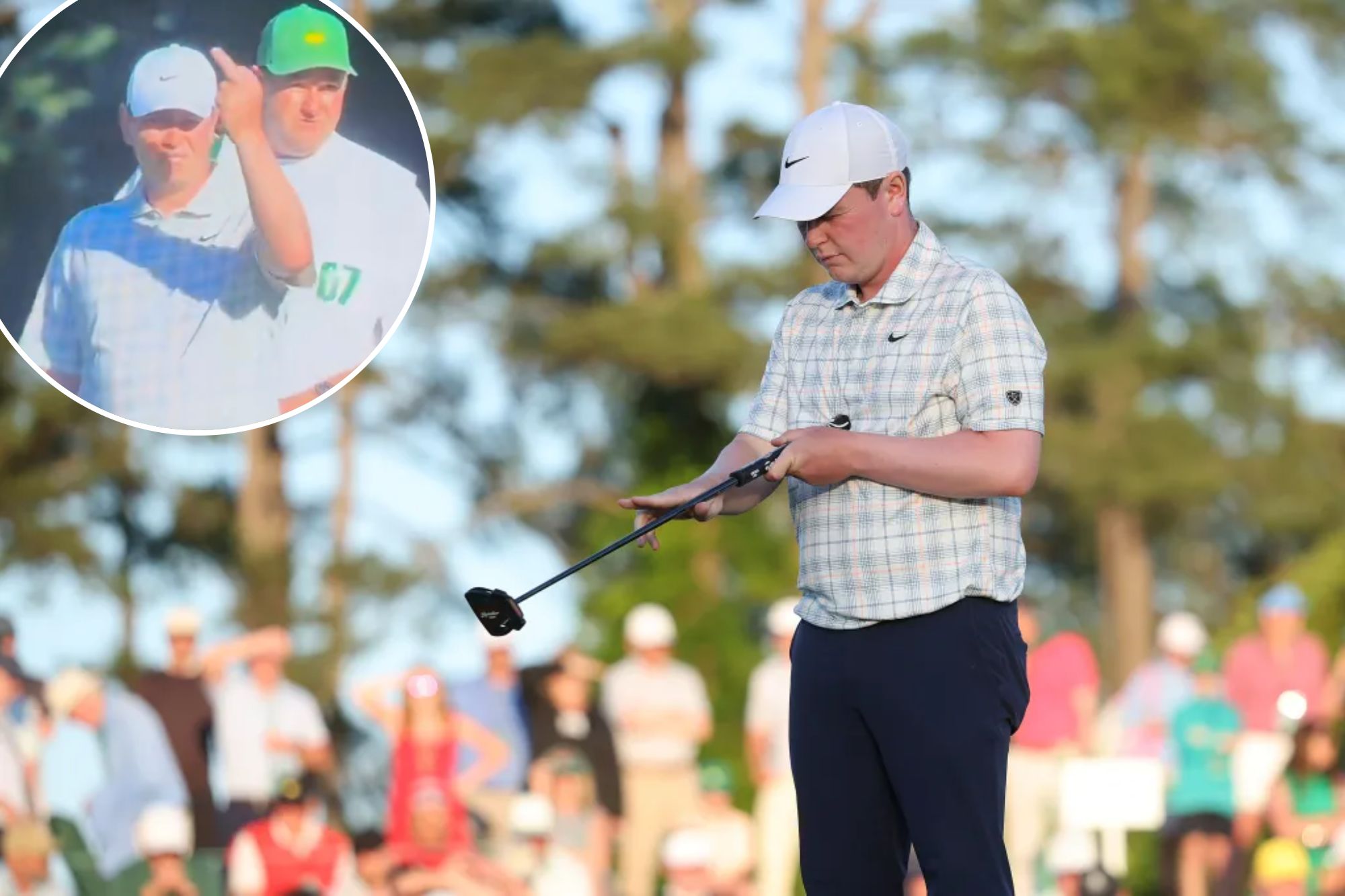 Robert MacIntyre flips middle finger in wild Masters meltdown
