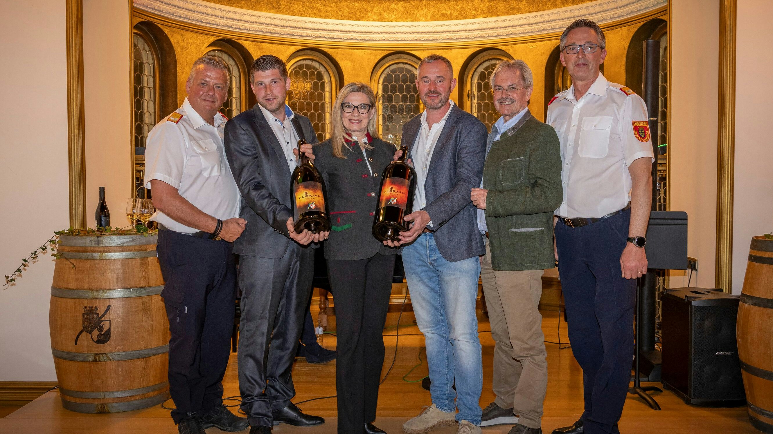 Florianiwein prämiert – Wetterexpertin als Weinpatin