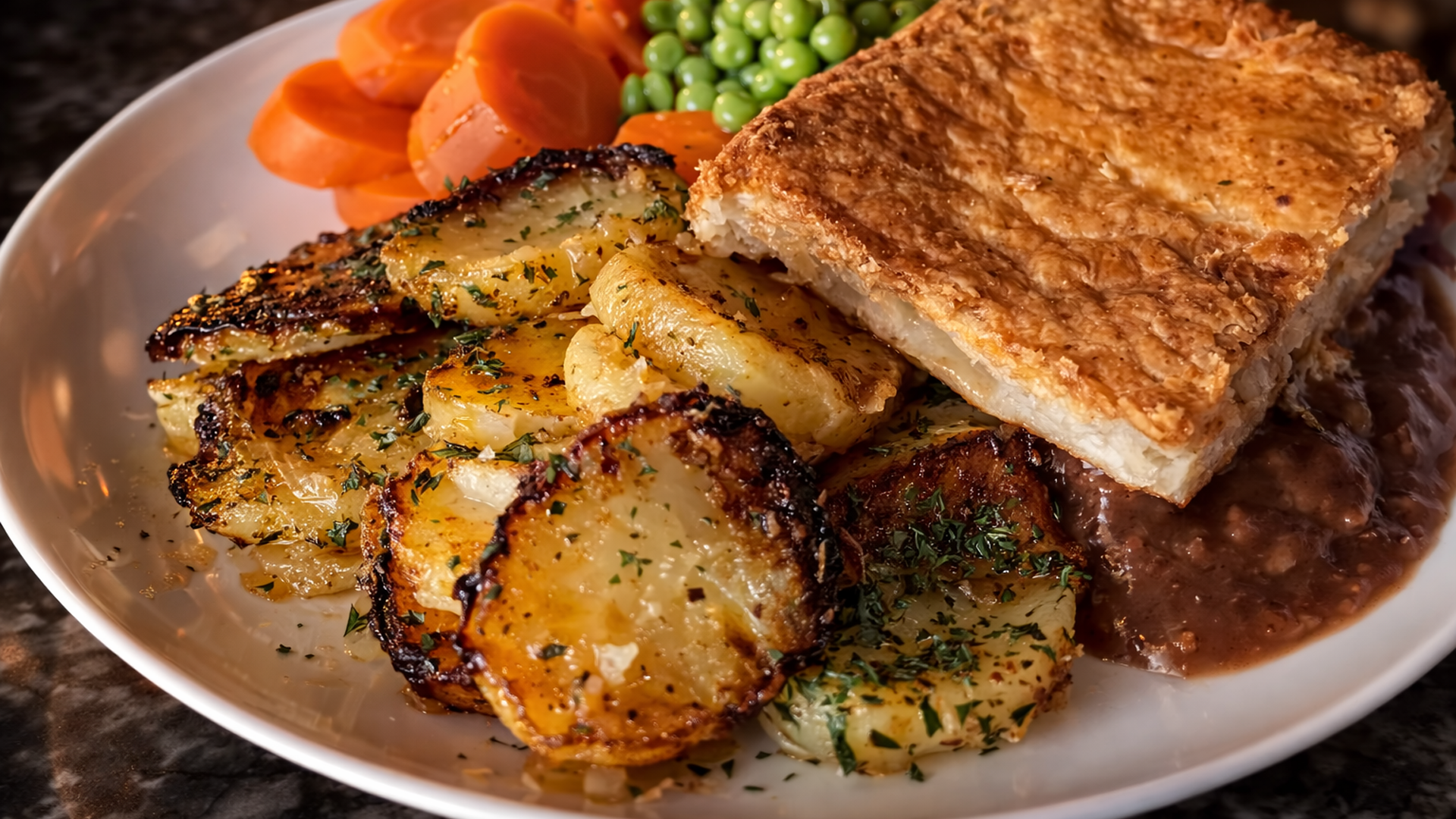 Easy potatoes with rich caramelized onion flavor