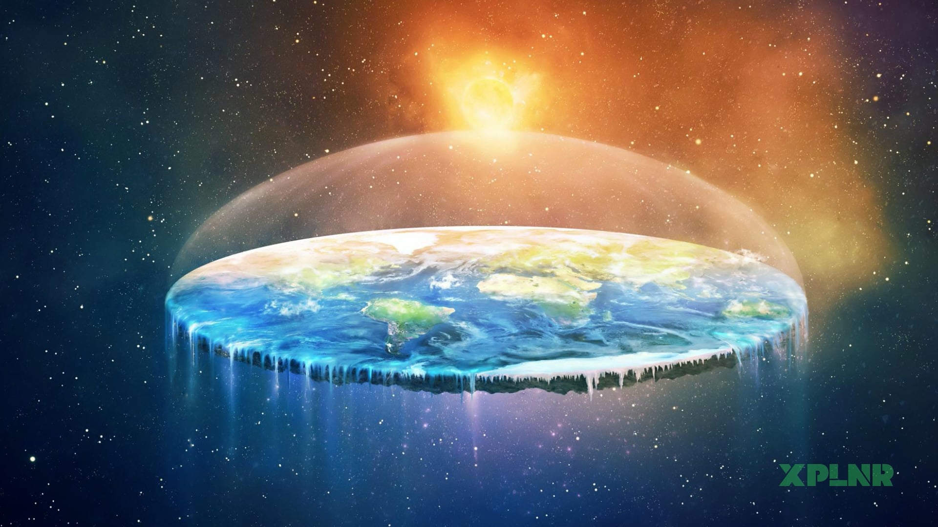 What is the flat Earth theory?