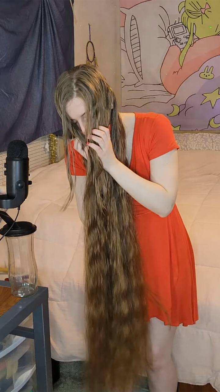 Trigger tingling bliss with long hair sounds designed to relax and ...