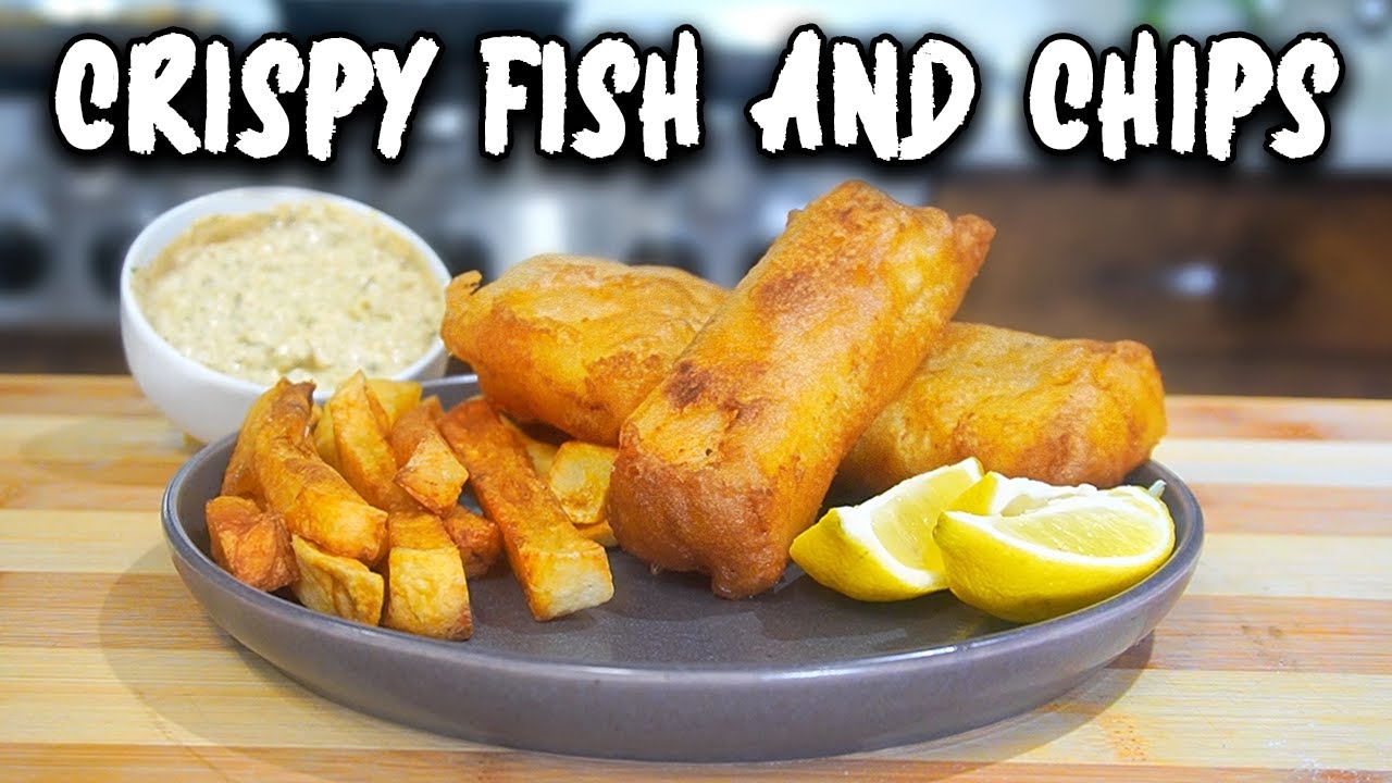 Fish and chips | Crispy beer batter fish & chips recipe
