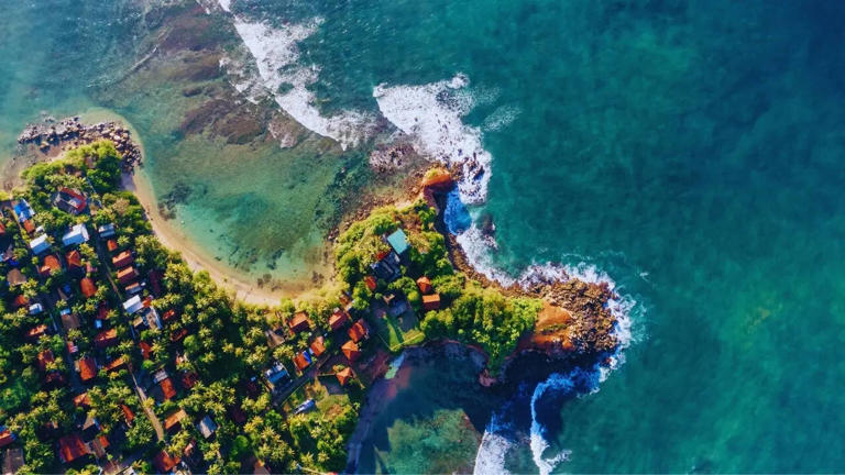Which country is called the 'Teardrop of India'?