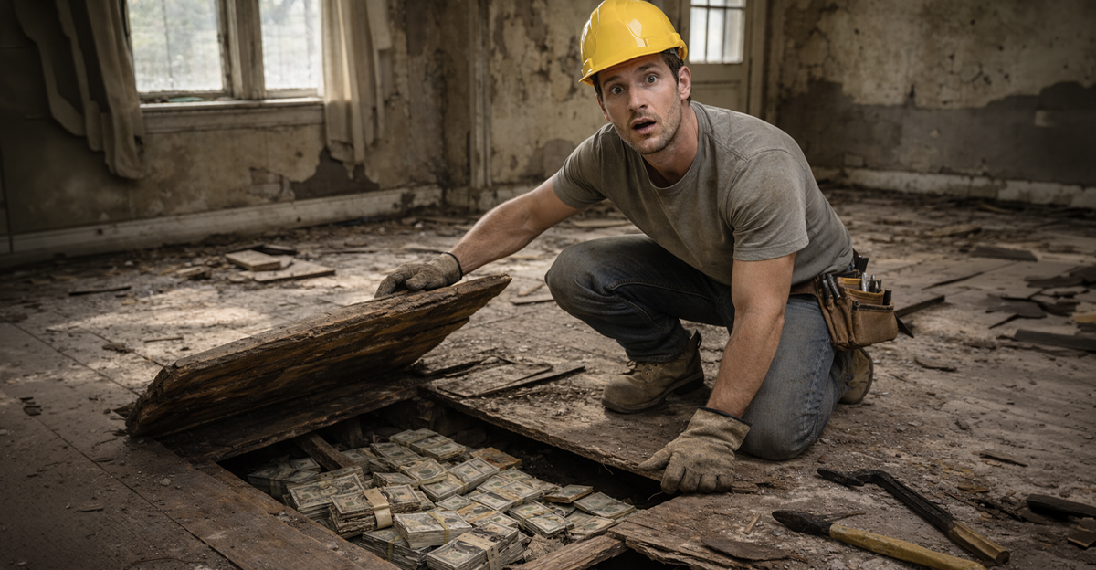 While renovating an old, abandoned house, I discovered thousands of ...