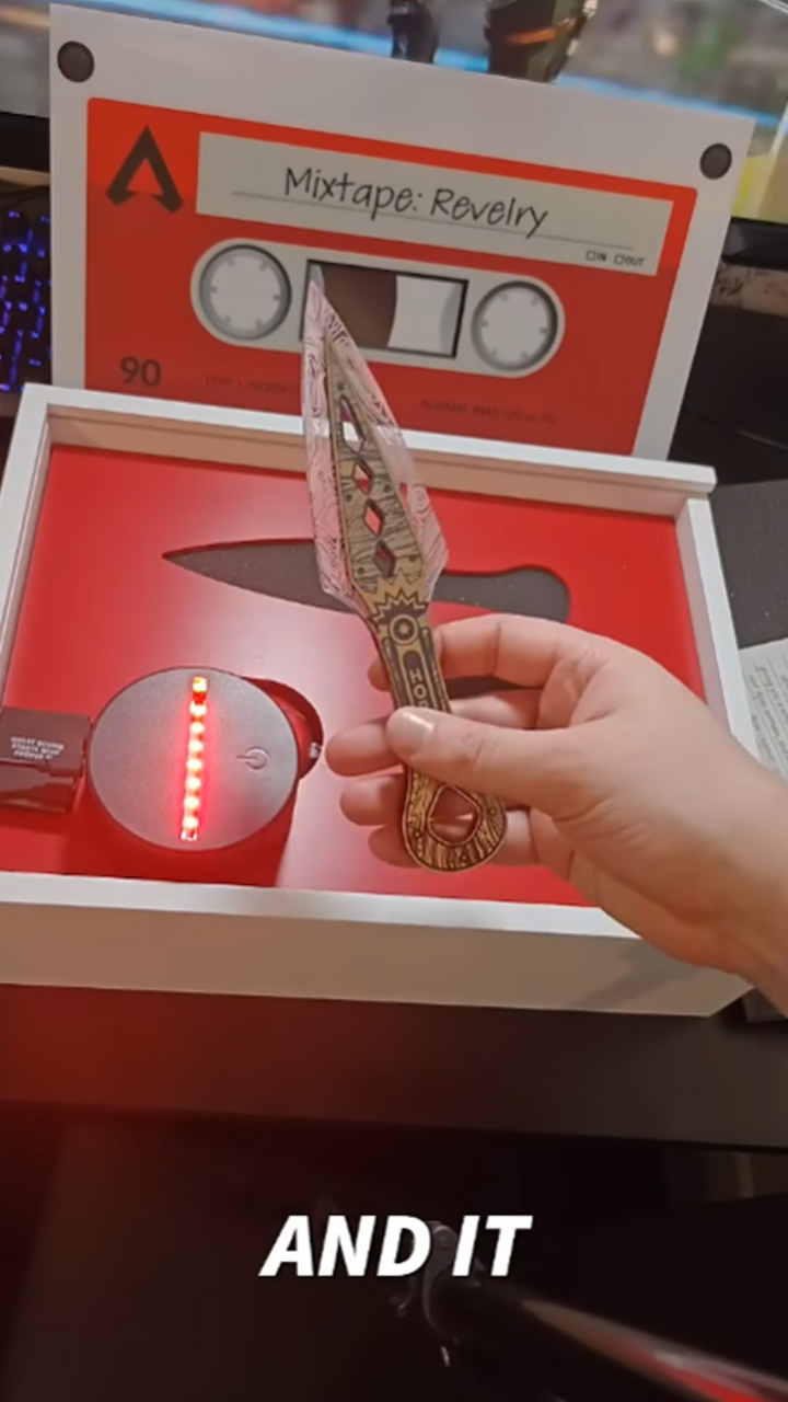 From game to reality: Apex Legends real-life heirloom full showcase